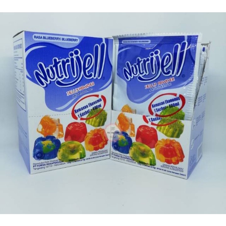 Jual Nutrijell Rasa Blueberry 10 Gram | Shopee Indonesia