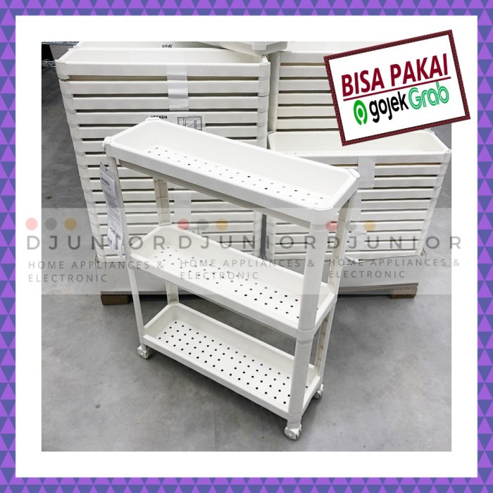 Jual Rak Dapur V-Esken Rak Sempil Slim Rack Troli Sisip Penyimpanan ...