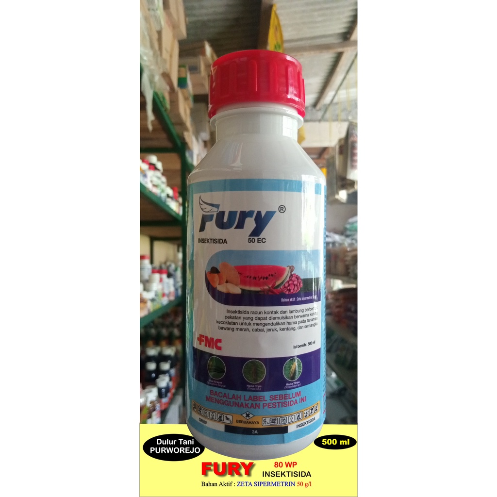 Jual Insektisida FURY 500 ml Bahan Aktif Zeta-cypermethrin 50 g/l ...