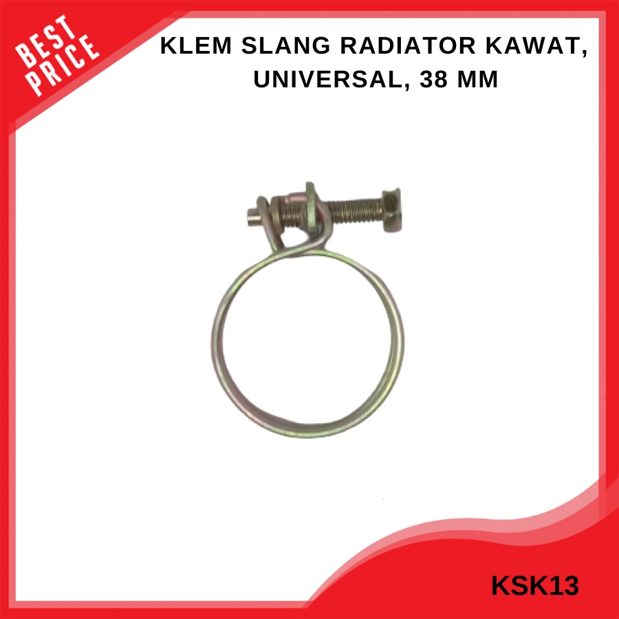 Jual Klem Selang Radiator Kawat ukuran 38 mm Klam klem sealng slang ...