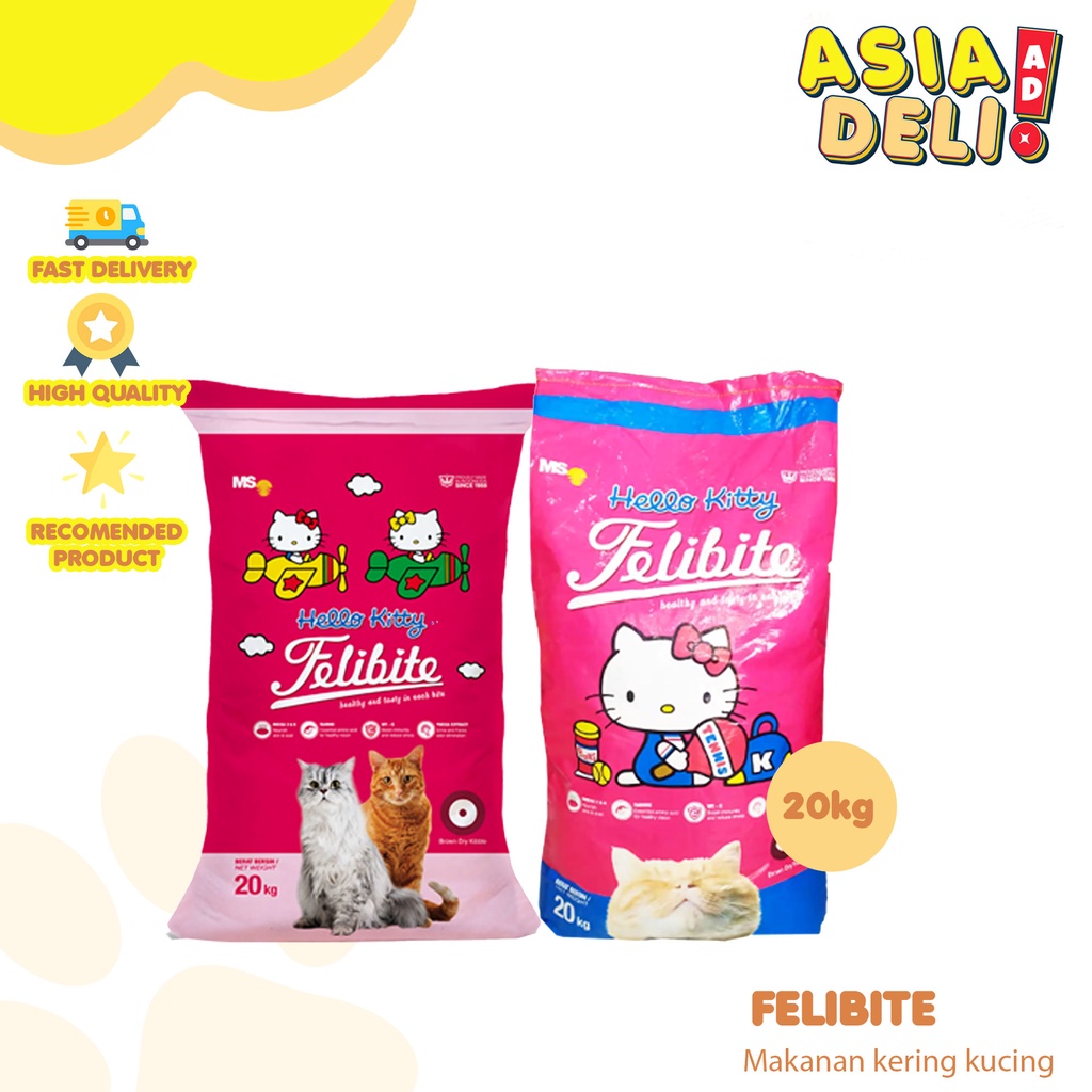 Jual Makanan Kucing Felibite Hello kitty Cat Food 20 kg All variant ...