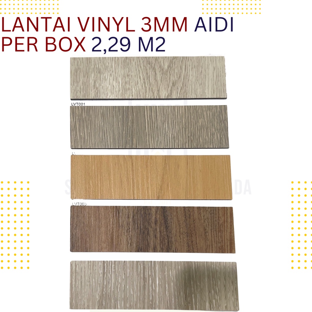 Jual LANTAI VINYL 3MM AIDI 2,3 M2 | Shopee Indonesia