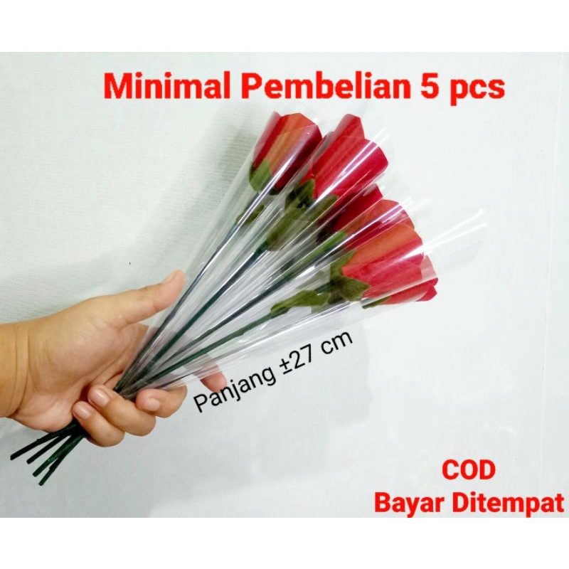 Jual Bunga mawar flanel satuan murah | bunga buket pertangkai | Shopee ...