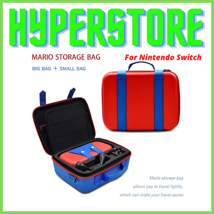 Jual Tas For Nintendo Switch Travel Storage Mario EVA Carry Bag Pouch ...