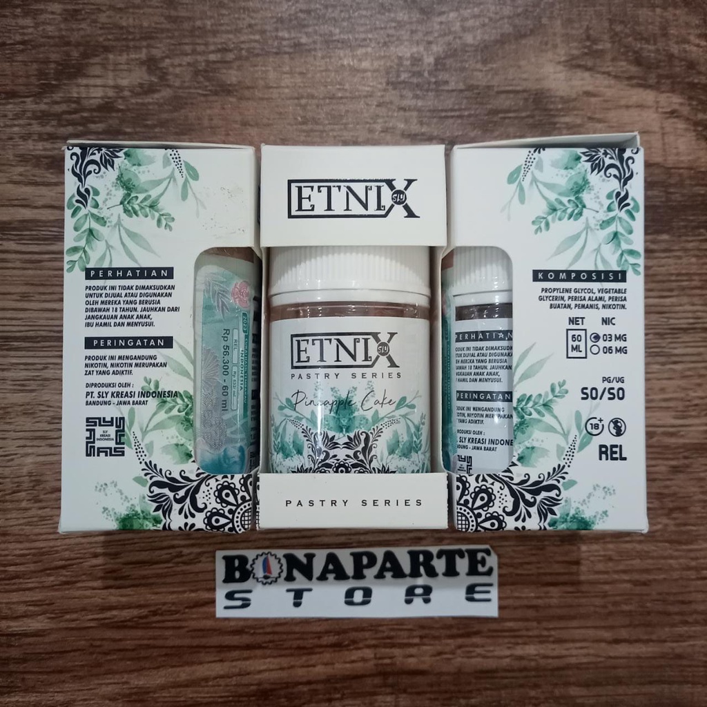 Jual Liquid Etnix V2 Pineapple Cake Pastry 60ML 3MG CUKAI 2023 | Shopee ...