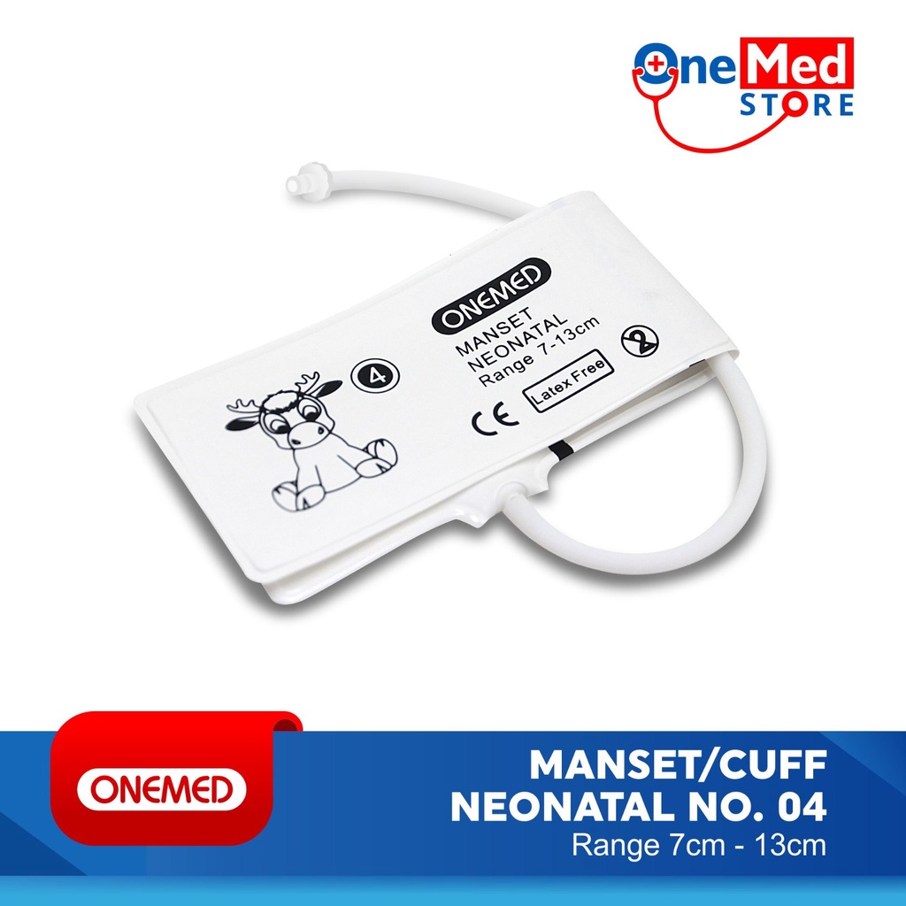 Jual Manset Cuff NIBP Neonatal Disposable Pasien Monitor Neonate OneMed ...