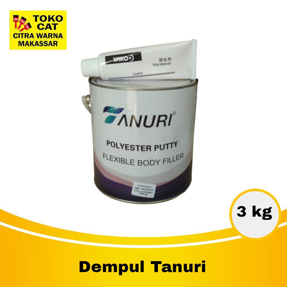 Jual Dempul Tanuri 3kg | Shopee Indonesia