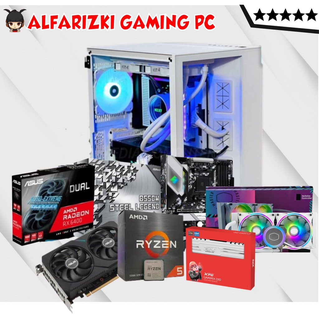 Jual PC Ryzen 5000 | Ryzen 5 5600X | RX 6400 OC | 16GB | SSD | Early ...