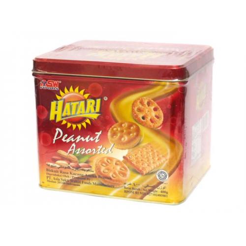 Jual [400 Gram] ASW HATARI PEANUT ASSORTED KALENG 400 GR | Shopee Indonesia