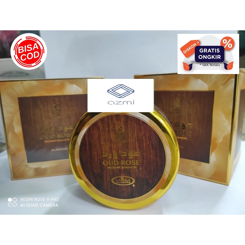 Jual Dupa Bukhur BAKHOOR Oud Rose By AL REHAB Original Jeddah | Shopee ...