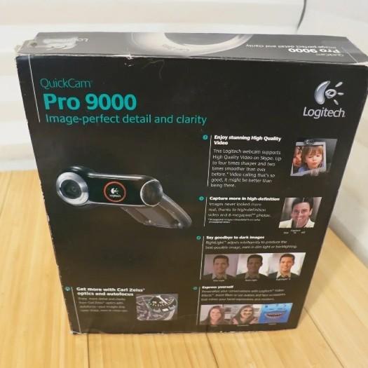 Jual Logitech QuickCam Pro 9000 HD USB Webcam V-UBM46 Carl Zeiss 2MP ...