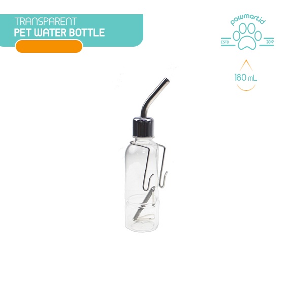 Jual Botol minum Kelinci Hamster Transparan ukuran 180 mL | Shopee ...