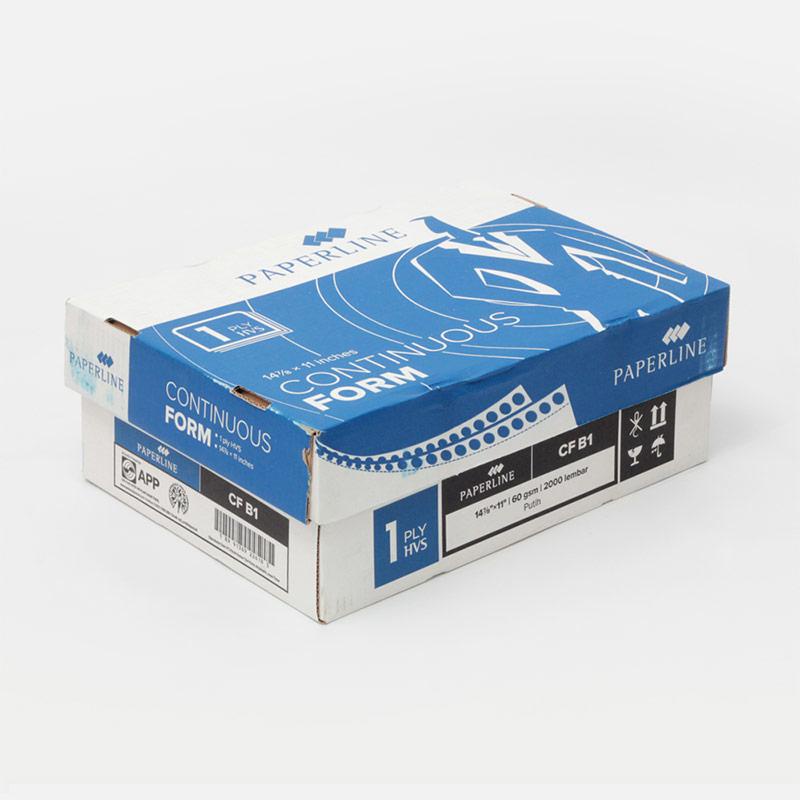Jual Kertas Continuous Form 1 Ply 14 7/8x11 - Paperline CF B1 | Shopee ...