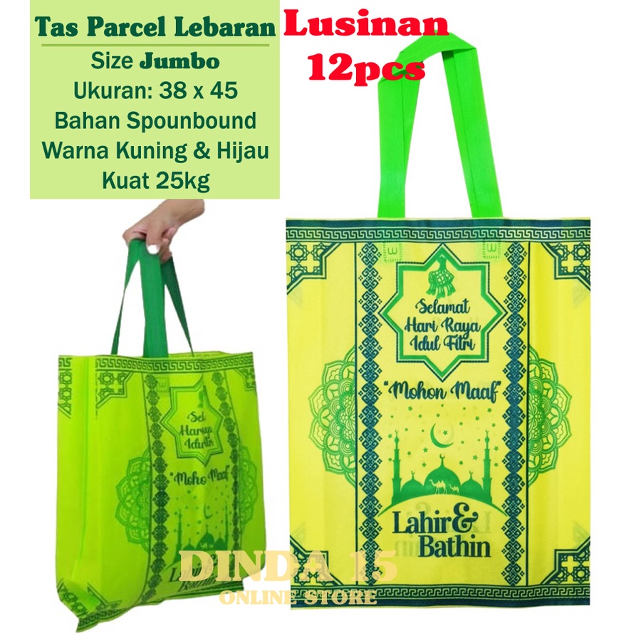 Jual Tas Goodie Bag Lebaran Idul Fitri ukuran Jumbo 38x45 LUSINAN ...