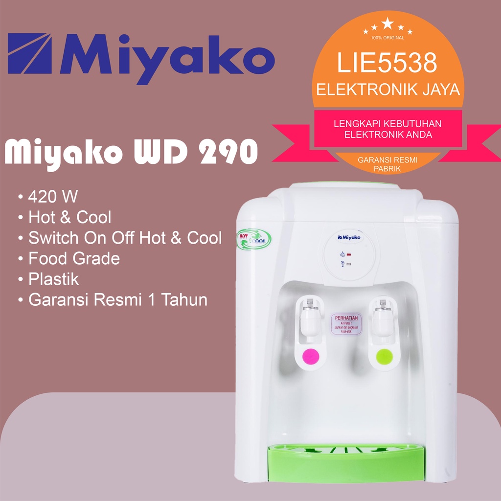 Jual Dispenser Miyako WD 289 HC / 290 HC Panas & Dingin | Shopee Indonesia