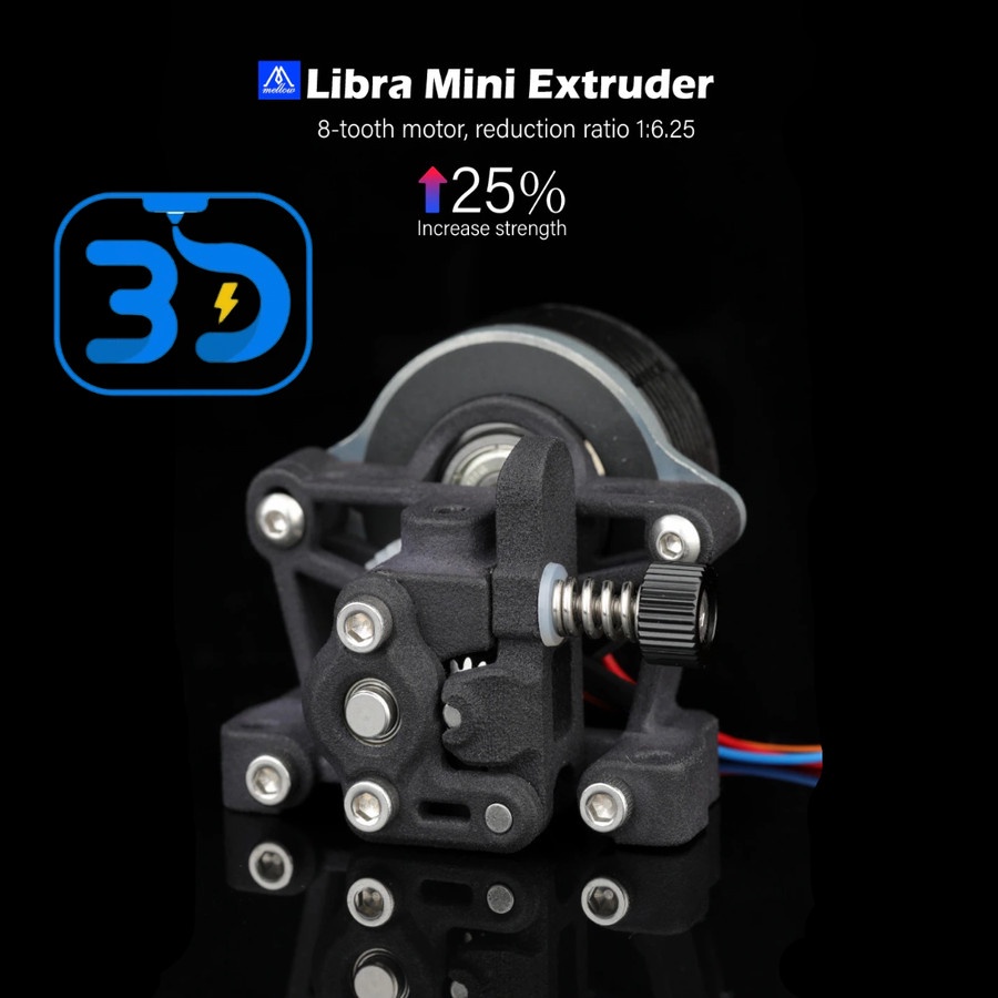 Jual Mellow Libra MINI Extruder Moons Motor Dual Drive Double Helical ...
