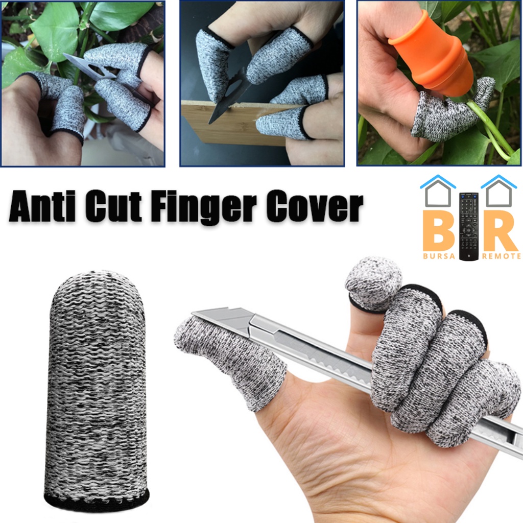 Jual Sarung Tangan Pelindung Jari Anti Pisau Cutter Menjahit Berkebun ...