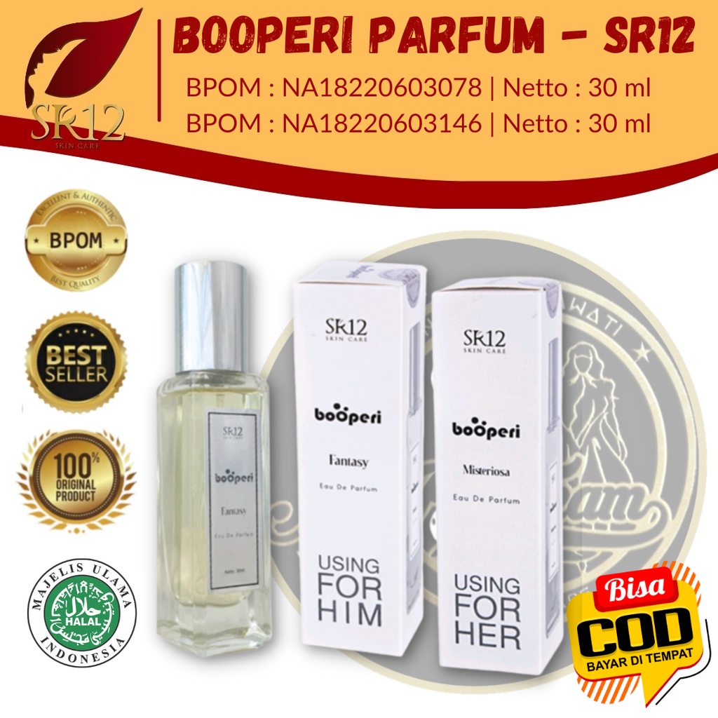Jual SR12 BOOPERI PARFUME / TAHAN HINGGA 12 JAM / PARFUM UNISEX / EAU DE PARFUME (EDP) | Shopee ...