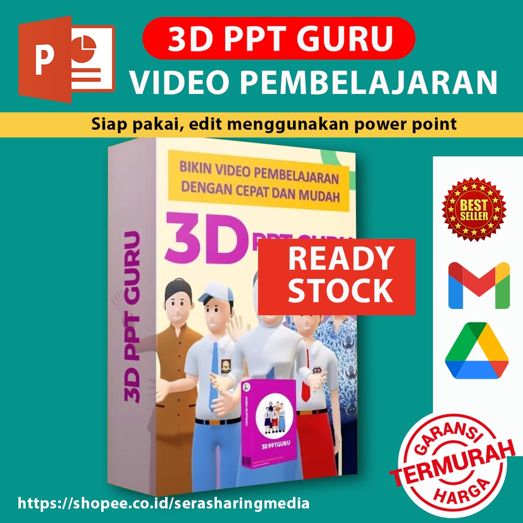 Jual INVIDEO 3D POWERPOINT GURU - 3D PPT | PRESENTASI PENGAJARAN GURU ...
