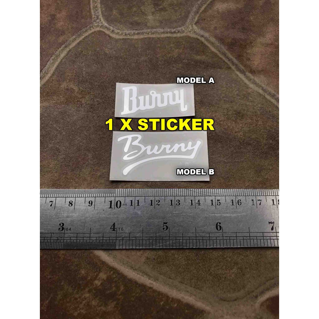 Jual Burny Guitars Logo Sticker Headstock Gitar Model Superstrat ...