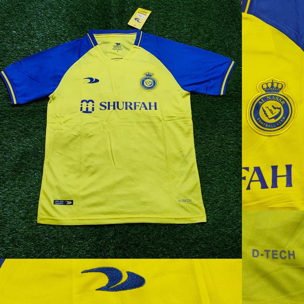 Jual Jersey Al Nassr Home Terbaru 2022 2023 Baju Bola Al Nassr Home