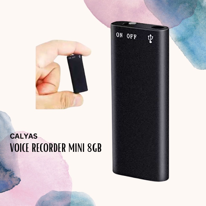 Jual Perekam Suara Hyperbolic Mini Digital Voice Recorder 8GB | Shopee ...