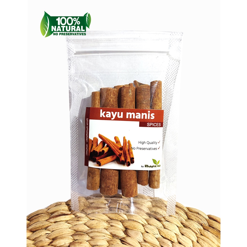 Jual Kayu manis 30gr ukuran 8cm / Kayu Manis Powder / Cinnamon spices ...