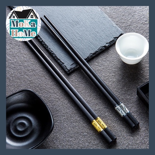 Jual Sumpit Hitam Bahan Plastik Anti Lengket Panas Anti Bakteri/Sumpit ...