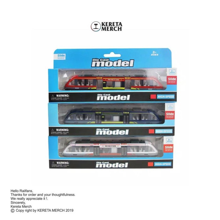 Jual DIECAST KERETA API SEPUR TOYS MRT WEST TRAIN MINIATUR KERETA API ...