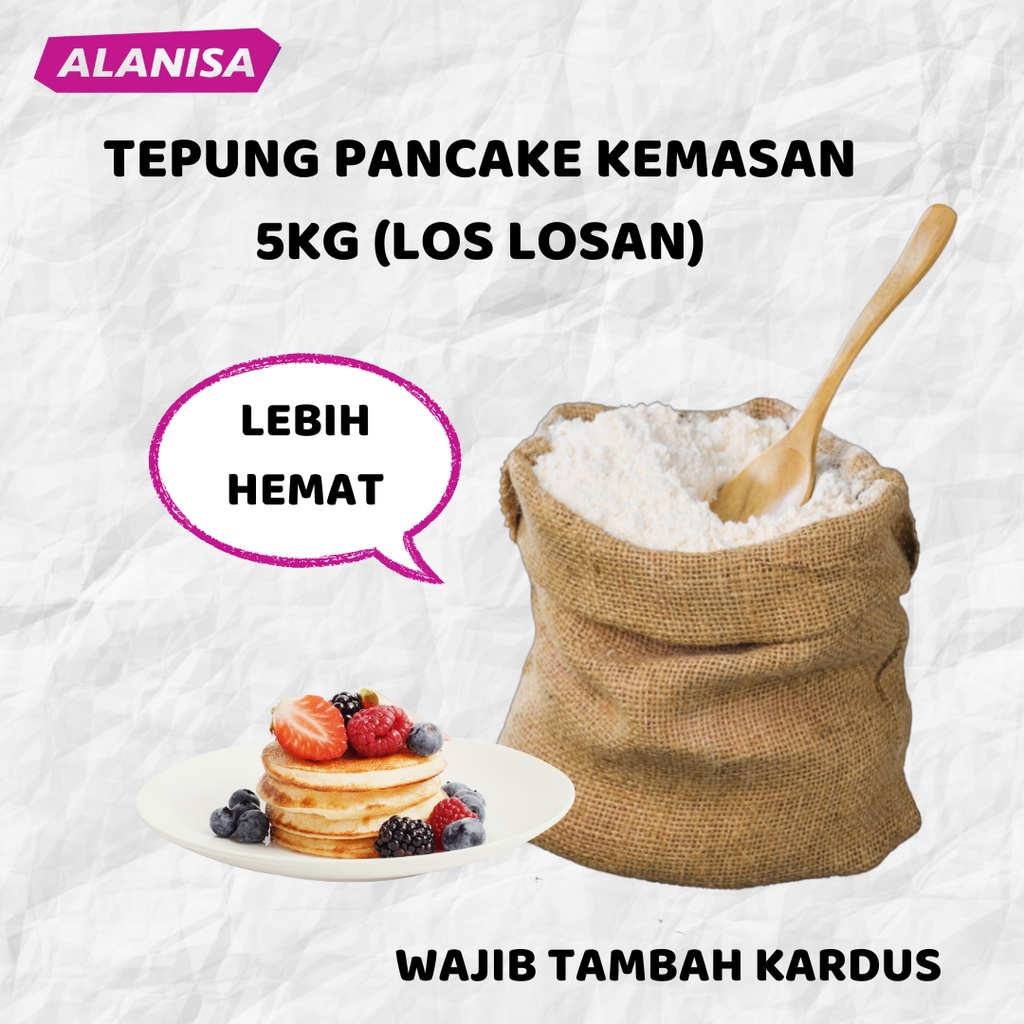 Jual TEPUNG INSTAN PANCAKE KEMASAN 5KG | Shopee Indonesia