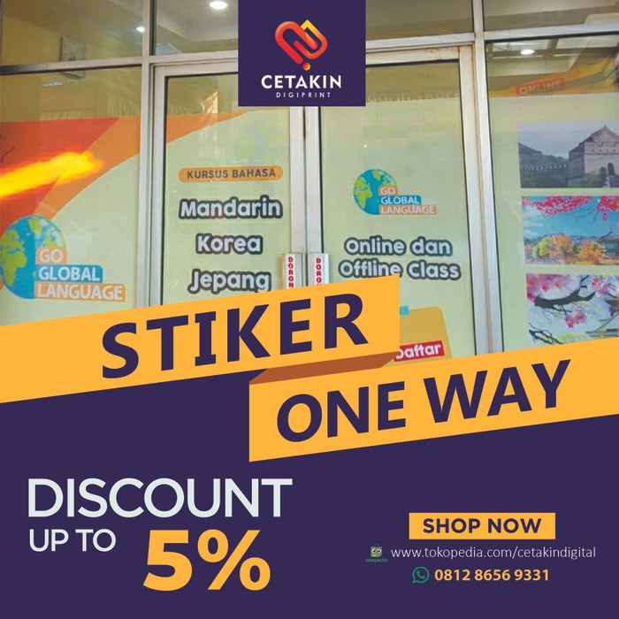 Jual COD Cetak sticker One Way Vision / sticker kaca | Shopee Indonesia Jual COD Cetak sticker One Way Vision / sticker kaca | Shopee Indonesia