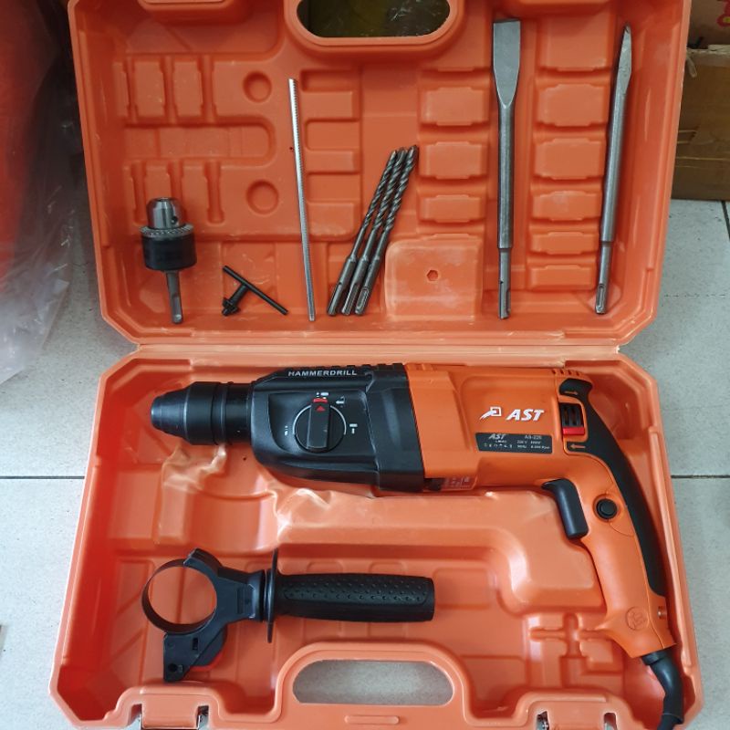 Jual ROTARY HAMMER AST BY BULL AS-226 BOR BOBOK DINDING TEMBOK 3 FUNGSI ...