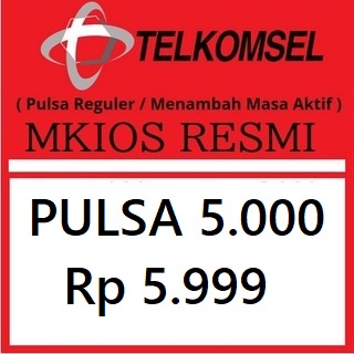 Jual Pulsa 5rb 5 ribu 5000 semua operator Tambah Masa Aktif 5ribu ...