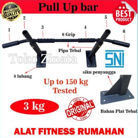 Jual Alat Pull Up Bar Chin Up Wall Tembok Alat Fitness Gym Rumahan ...