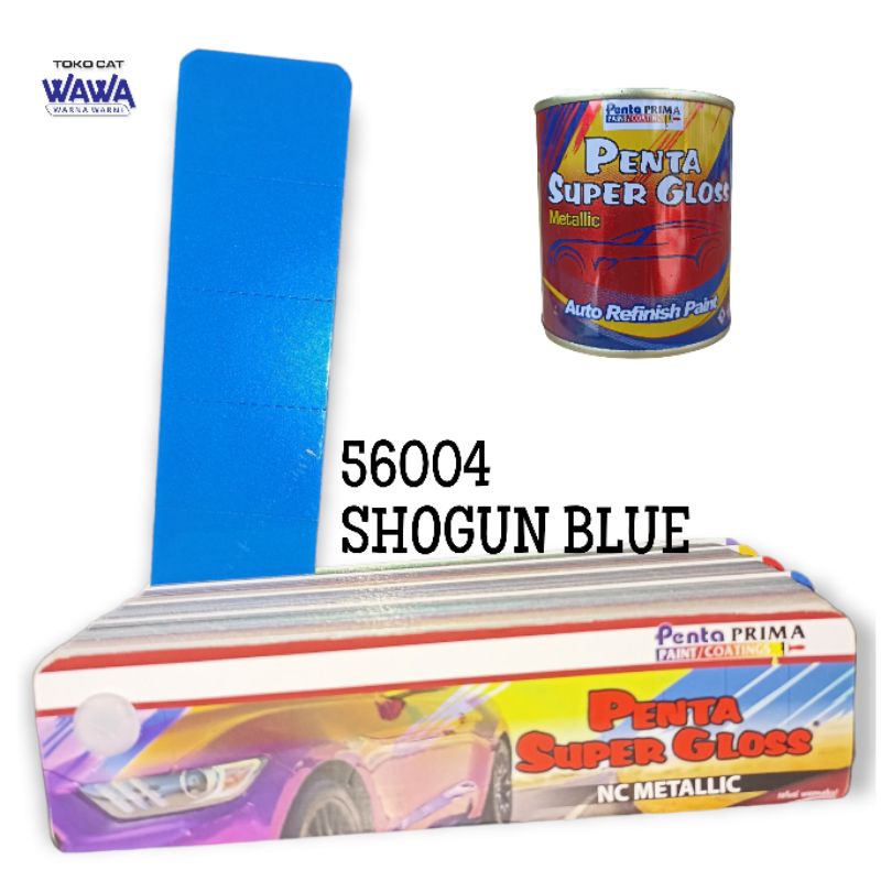 Jual cat duco Penta Super Gloss Shogun Blue metallic 56004 200gr ...