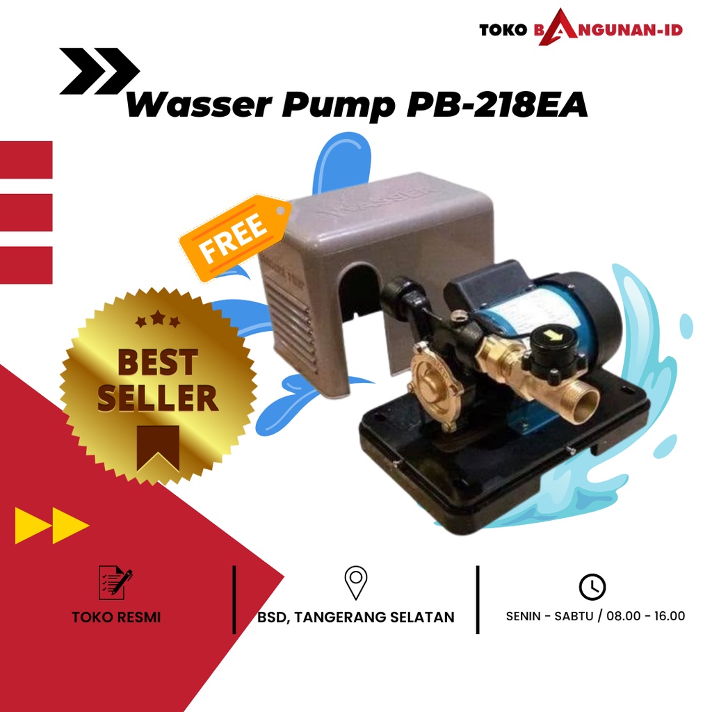 Jual POMPA DORONG BOOSTER WASSER PB218EA PB 218 EA / BOOSTER WASSER ...