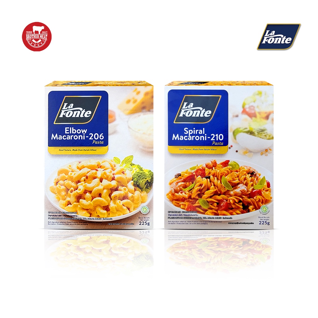 Jual La Fonte Pasta Macaroni 225gr, Halal | Shopee Indonesia