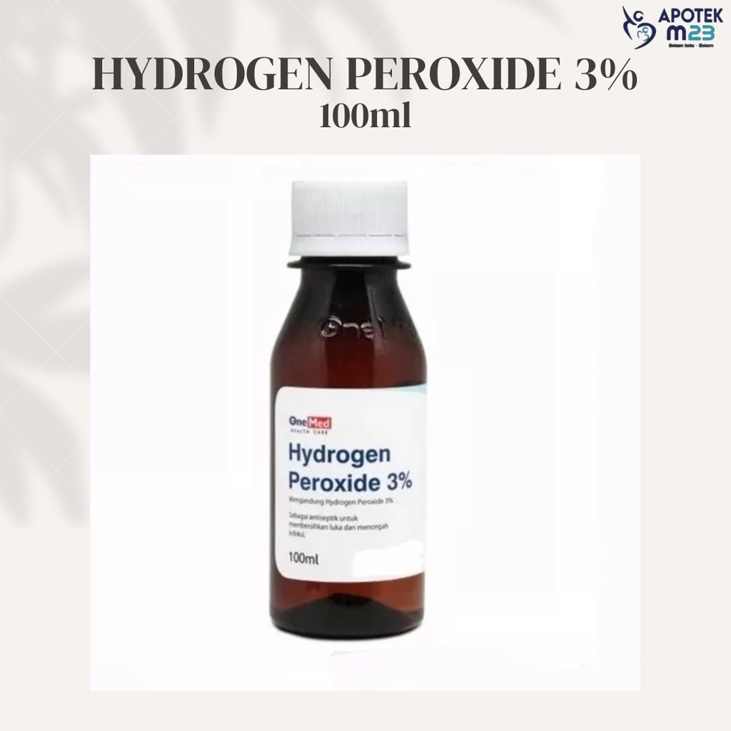 Jual ONEMED HYDROGEN PEROXIDE 3% 100ML | Shopee Indonesia
