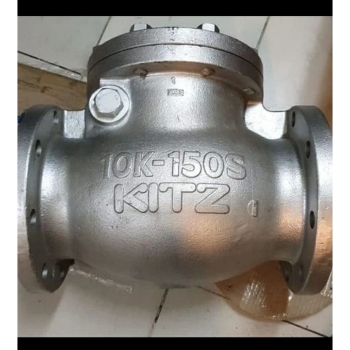 Jual Check Valve Kitz 4" inch Flange JIS 10k High Quality 100% ORIGINAL | Shopee Indonesia