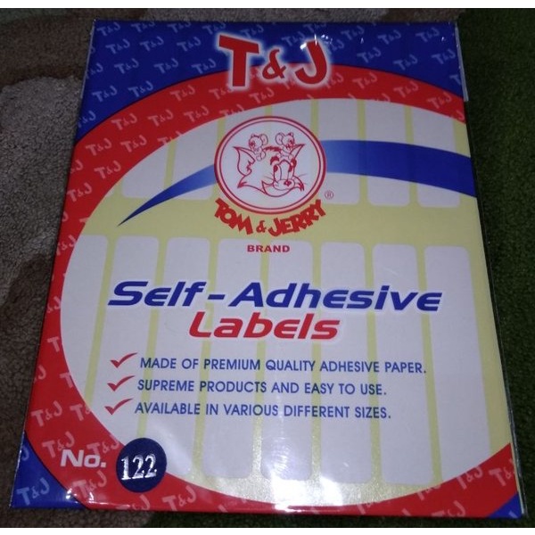 Jual Label Tandj 122 Label Tj Label Tom Stiker Sticker Tom Self Adhesive