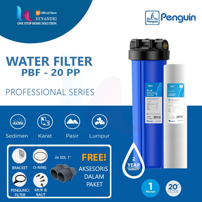 Jual Filter Air Penguin PBF 20 PP Water Filter - Sedimen FB 20 PP ...