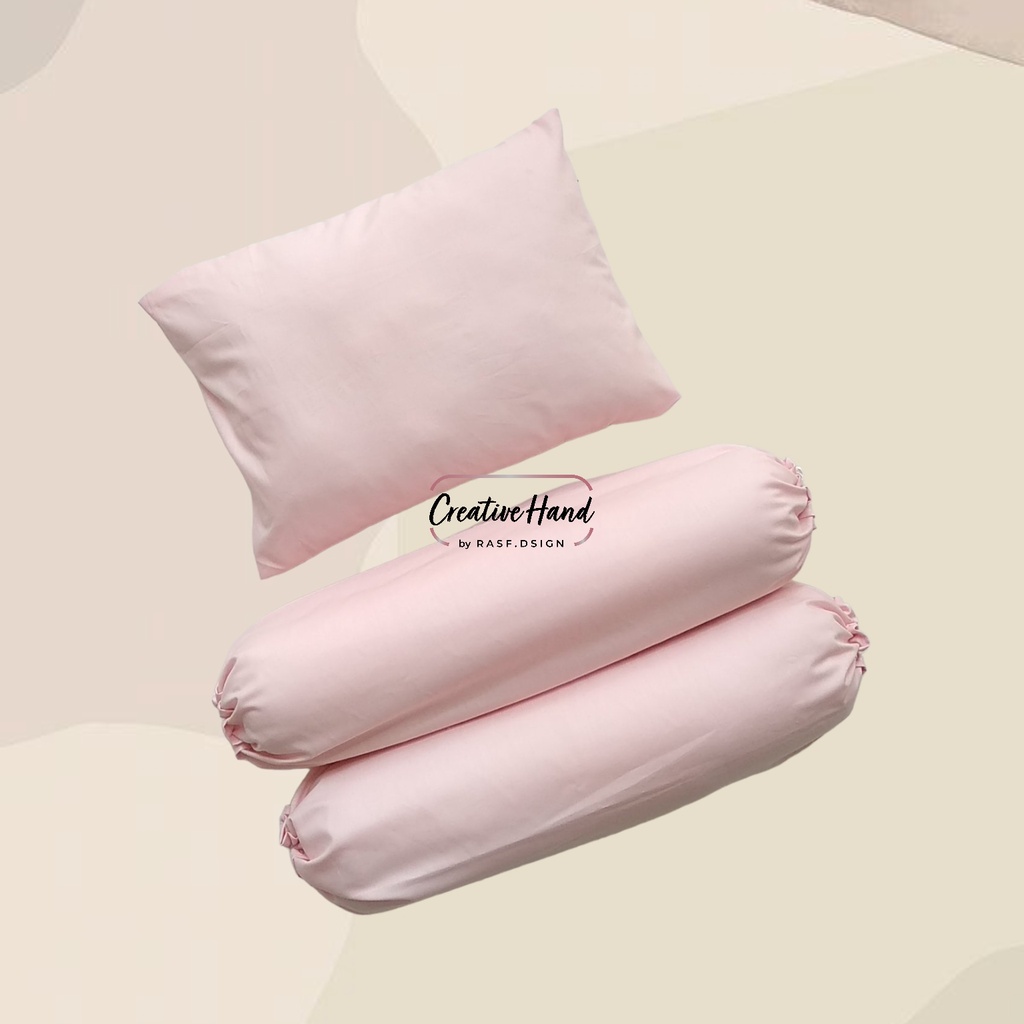 Jual Cover Bantal Guling Bayi POLOSAN Bahan KATUN LOKAL PREMIUM ...