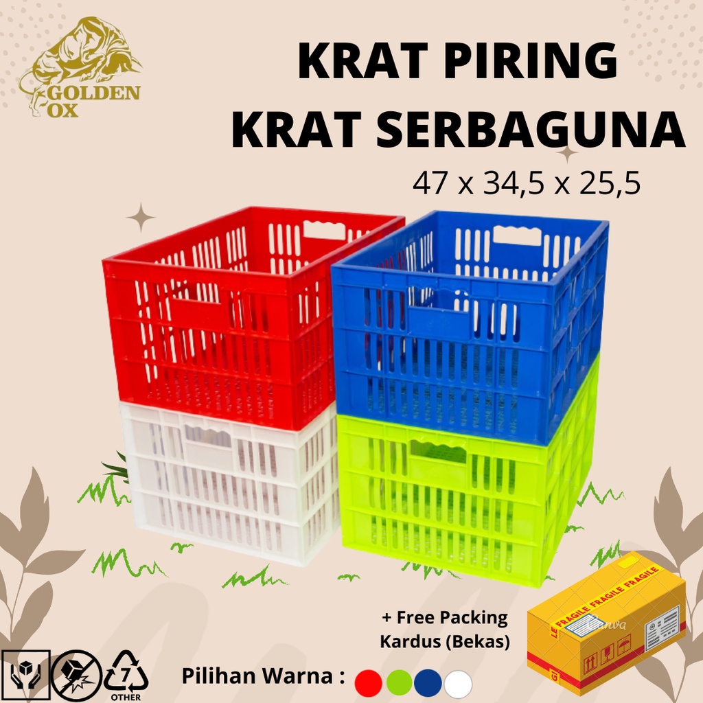 Jual KRAT PIRING / KRAT INDUSTRI 40 L / KRAT SERBAGUNA / KRAT PIRING ...