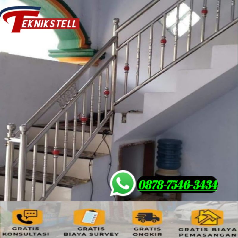 Jual Relling Tangga Stainless Steel/Railing Balkon Stainless Steel ...