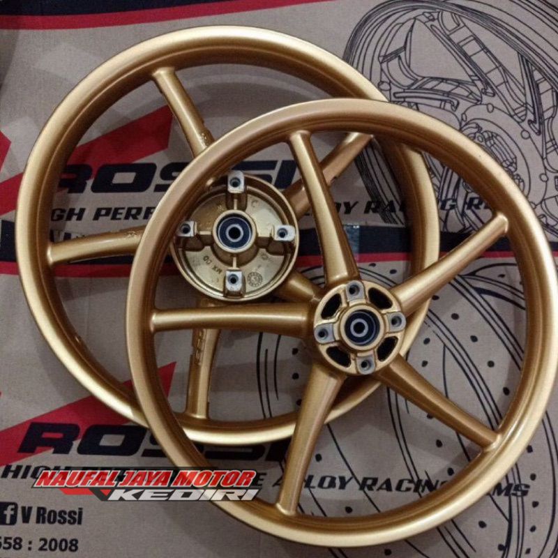 Jual Velg racing v Rossi mx new 135. Double disc cakram | Shopee Indonesia