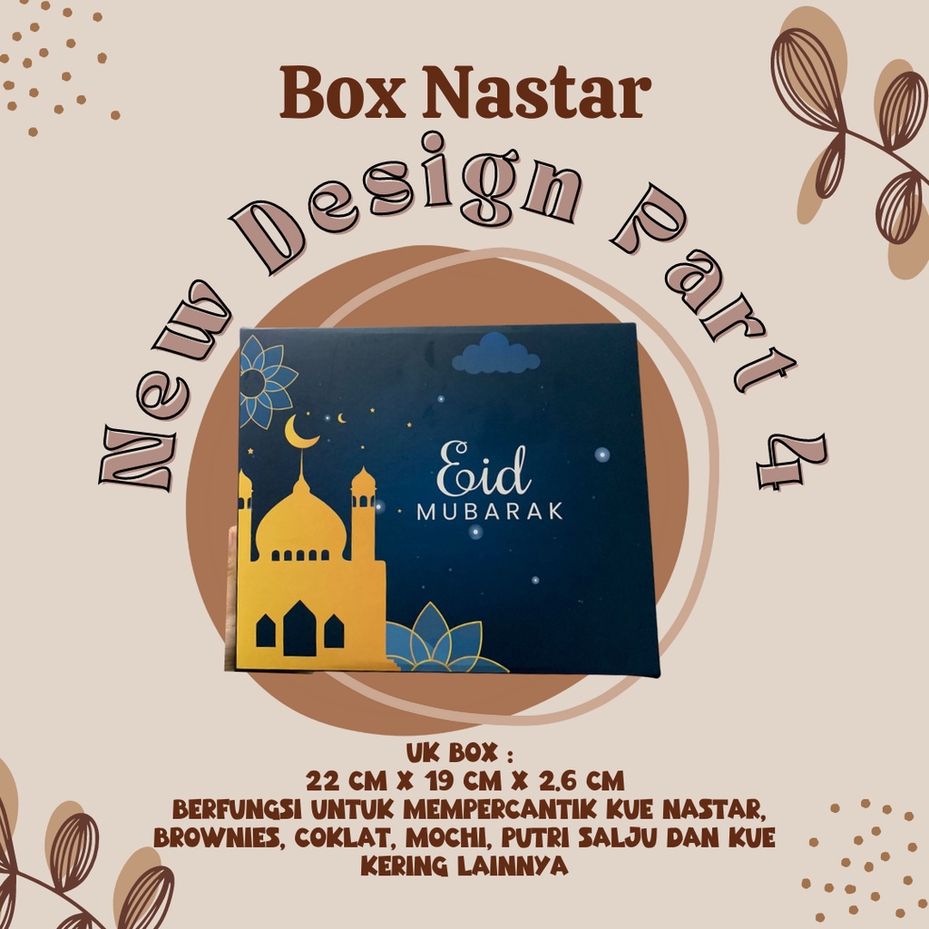 Jual 10 SET BOX NASTAR/BOX PACKAGING LEBARAN / HAMPERS IDUL FITRI ...