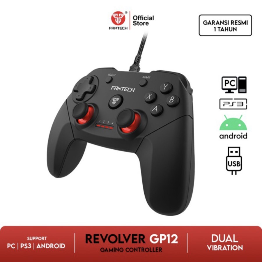 Jual Fantech GP12 Revolver Gamepad Joystick Controller for PC Laptop | Shopee Indonesia