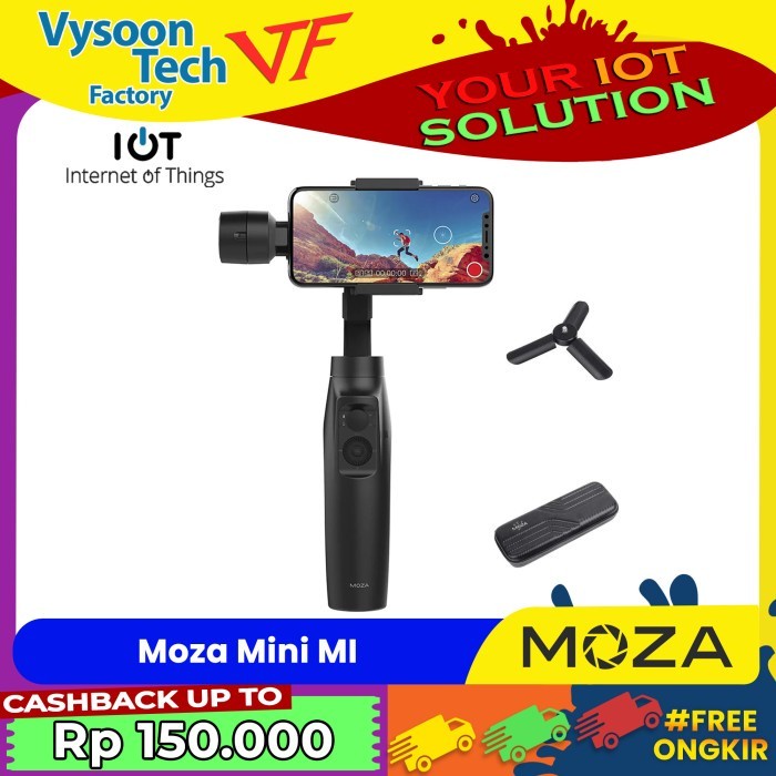 Jual Moza Mini MI 3-Axis Gimbal Smartphone Handphone Stabilize Original ...