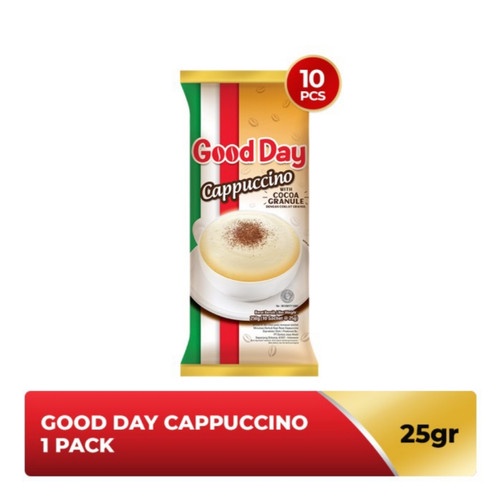 Jual Good Day Kopi Cappuccino Pack 10 (Isi 10 Sachet x 25 Gram ...