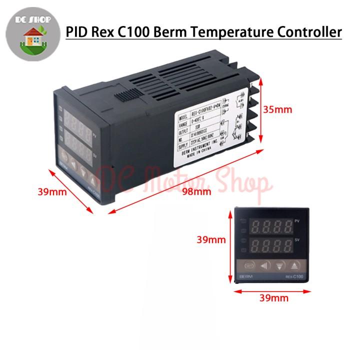 Jual PID Rex C100 Output Relay 10A Berm Temperature Thermocouple Controller | Shopee Indonesia